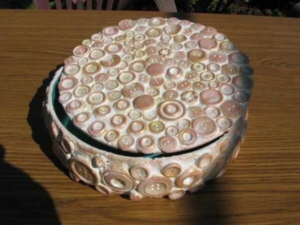 7 ideas for decorative finishing with buttons - Elena Sunshine Magazine®