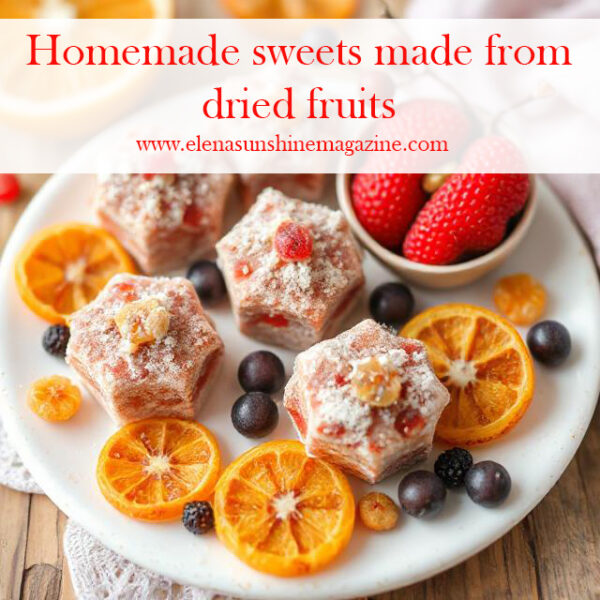 Homemade sweets made from dried fruits - Elena Sunshine Magazine®