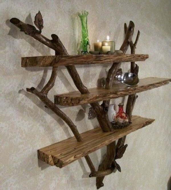 Wood decor in eco style with your own hands - Elena Sunshine Magazine®