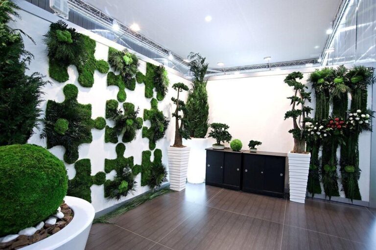 11 modern ideas for interior decoration with moss in eco style - Elena ...