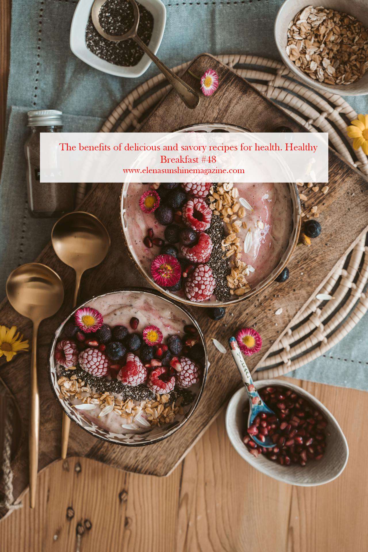 The benefits of delicious and savory recipes for health. Healthy ...